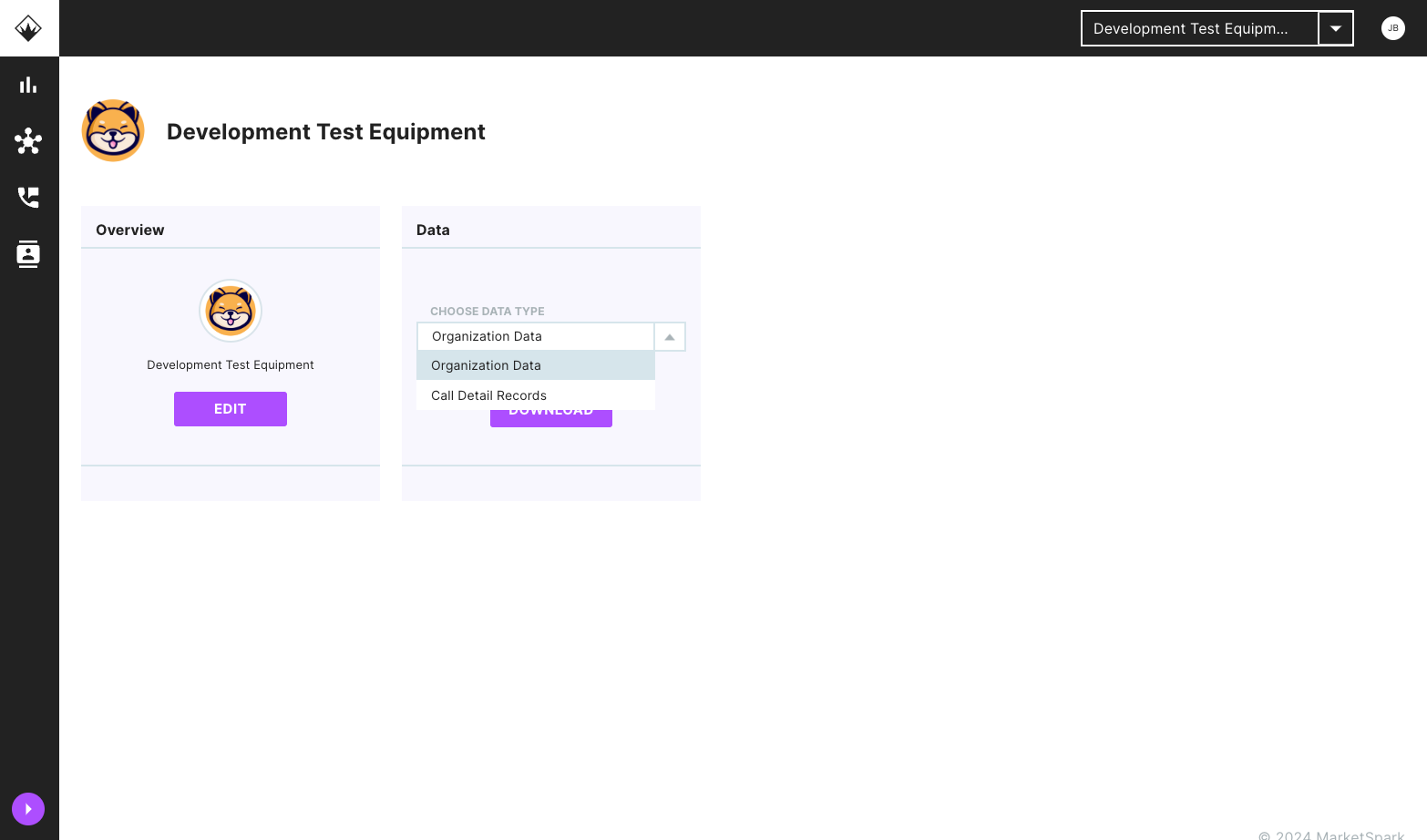 Organization Home Page – MarketSpark